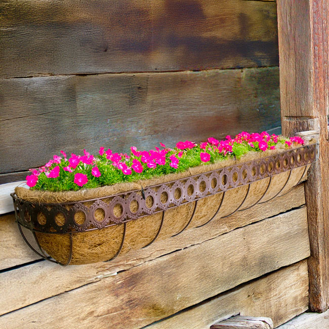Austram Queen Anne Trough Planter, Bronze, 36" – BirdYard Direct