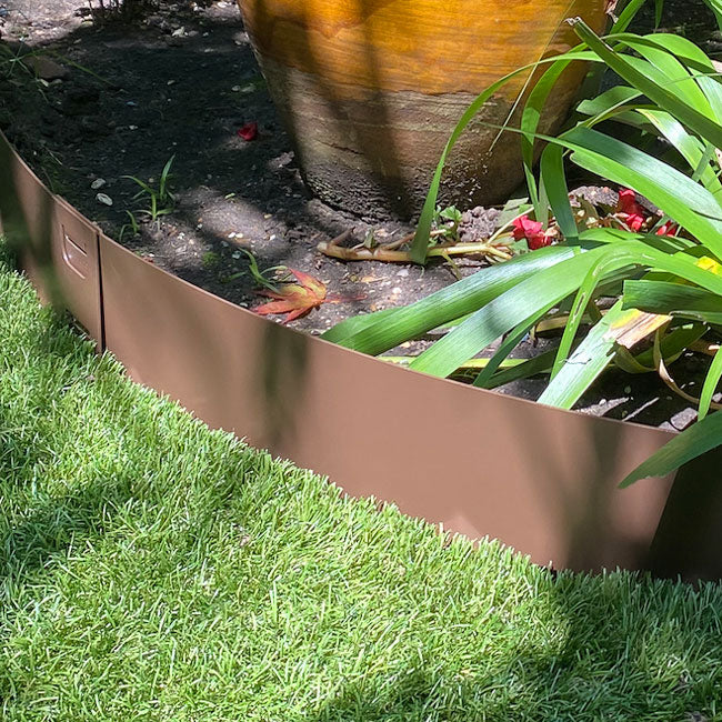 Core Heavy Duty Landscape Edging Panels, Brown, Pack of 5 – BirdYard Direct