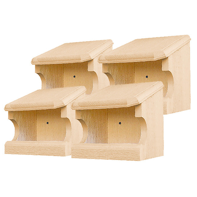 Coveside WBU Exclusive Open Nest Boxes, Pack of 4 – BirdYard Direct