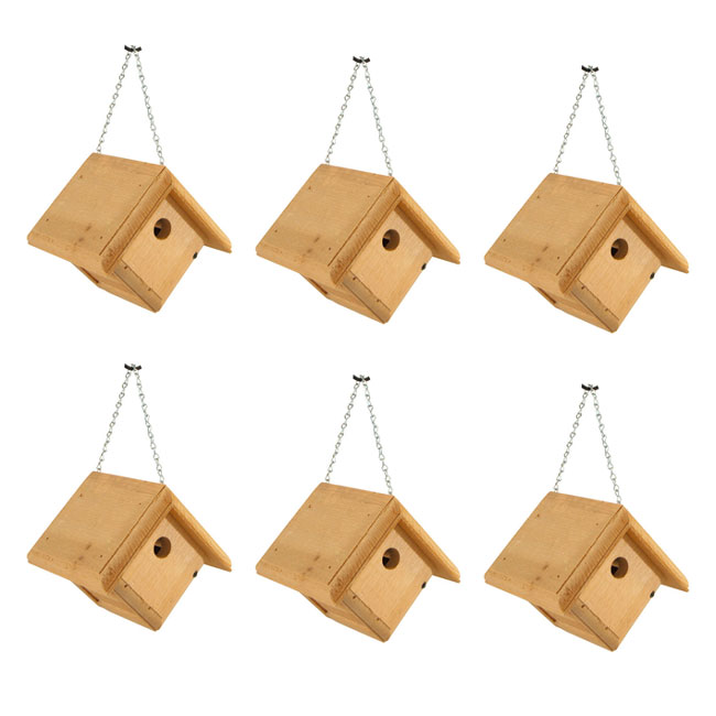 Coveside Hanging Wren Houses, Pack of 6 – BirdYard Direct