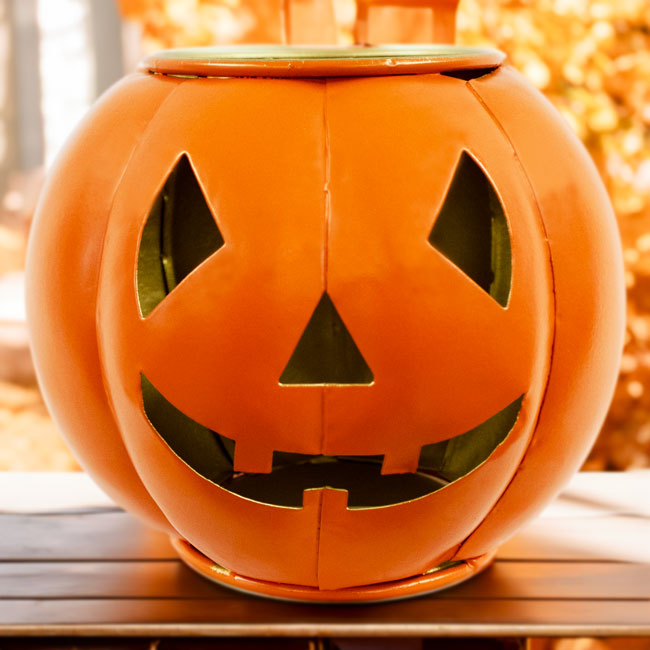 4 Seasonal Trends Metal Classic Jack-O-Lantern Luminary – BirdYard Direct