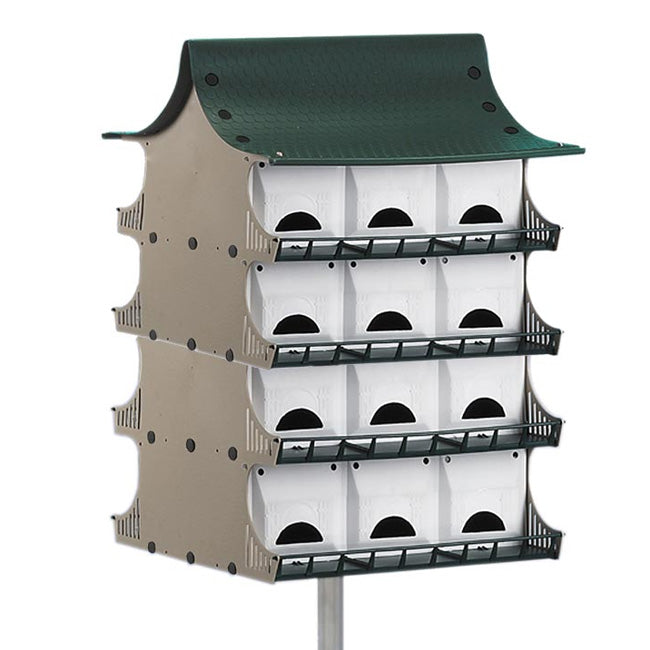 S&K Purple Martin Houses, Pack of 4, 48 Rooms – BirdYard Direct