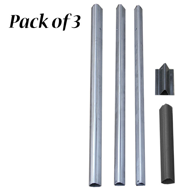 S&K Telescoping Bat House Poles w/Ground Sockets, 15', 3 Pk – BirdYard ...