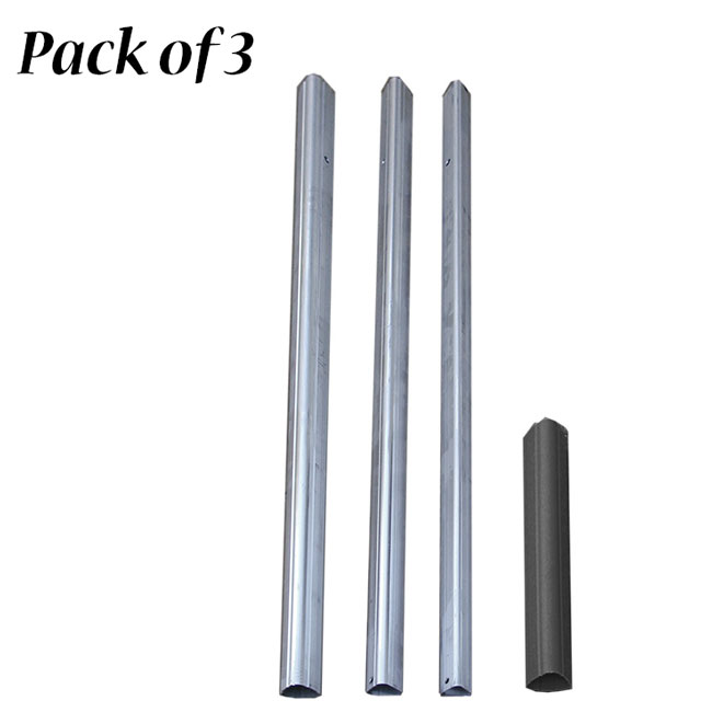 S&K Telescoping Aluminum Tri-Poles w/Ground Sockets, 3 Pack – BirdYard ...