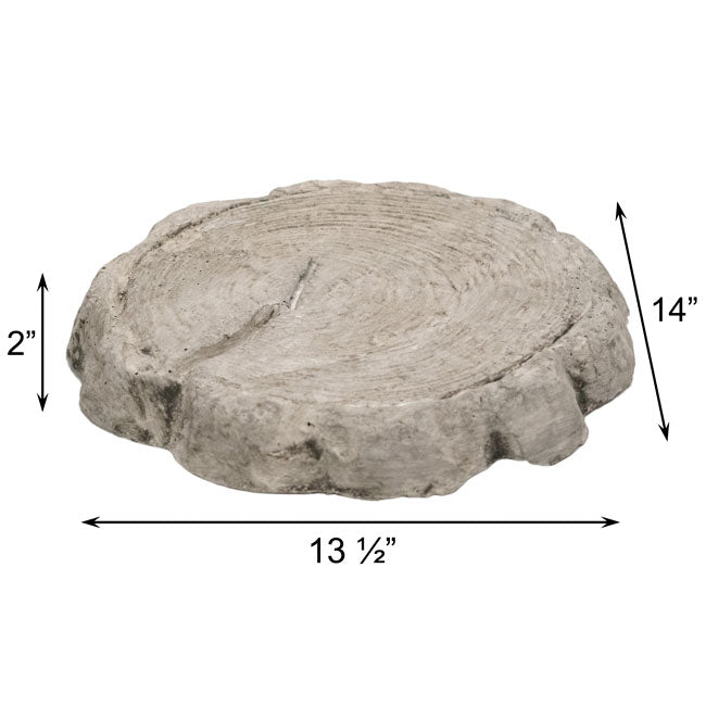 Athens Small Log Stepping Stone, Pre Aged – BirdYard Direct
