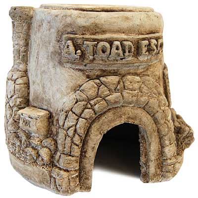 Athens Toad House Statue, Buff – BirdYard Direct