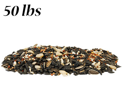 Wild Bird Seed Mix, Deluxe Blend with Fruit, 50 lbs. – BirdYard Direct