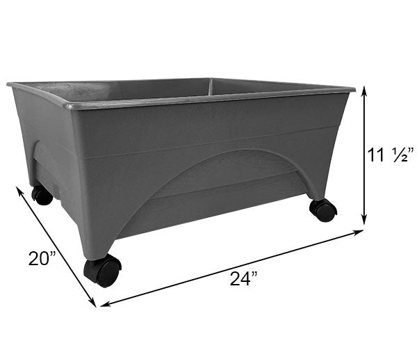 Emsco City Pickers Raised Planter Bed, Slate, 2'L – BirdYard Direct