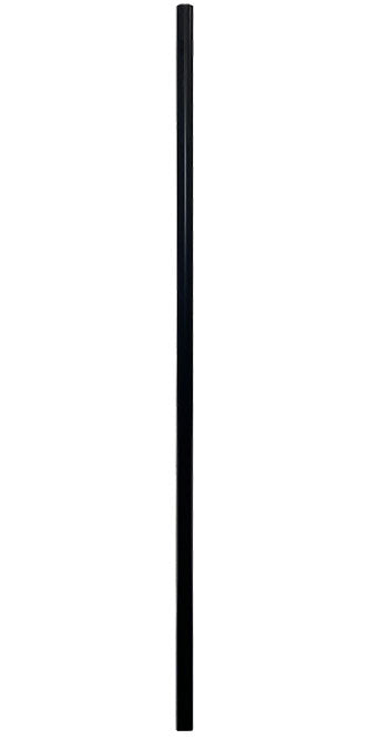 Erva Tubular Steel Pole Section, Black, 60" – BirdYard Direct