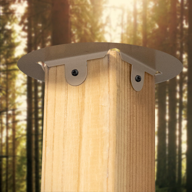 Erva Customizable Metal 4 x 4 Mounting Bracket w/Screws, Tan – BirdYard ...