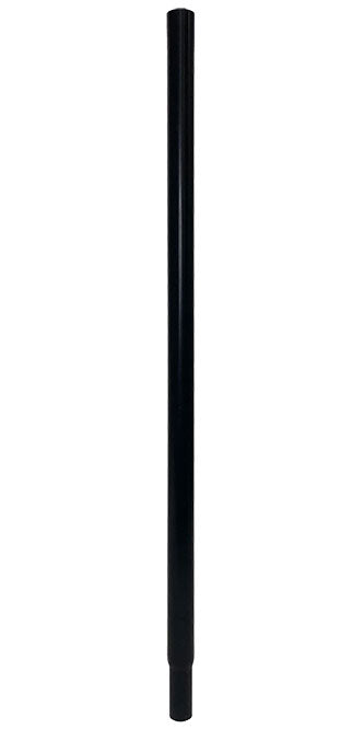 Erva Tubular Steel Swaged Pole Section, Black, 28" – BirdYard Direct