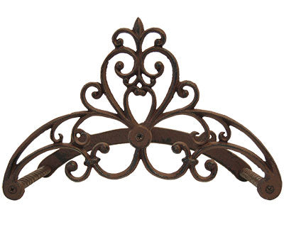Esschert Design Cast Iron Filigree Hose Holder, Aged Brown – BirdYard ...