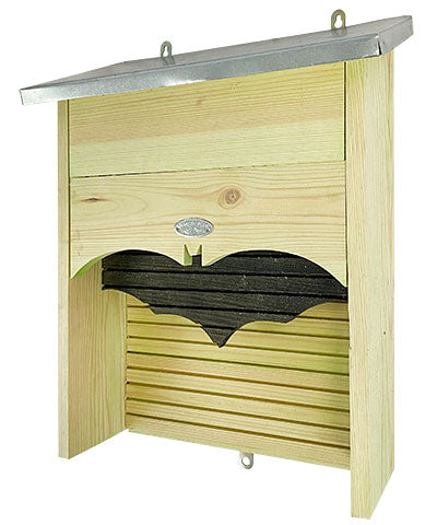 Esschert Design Silhouette Two Chamber Bat House, 20 bats – BirdYard Direct