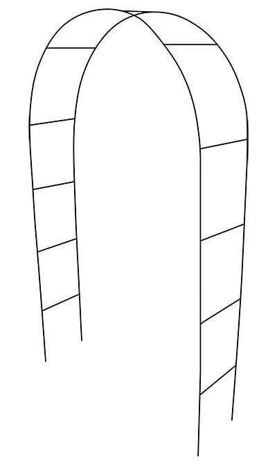 Gardman Garden Arbor, Black, 94"H – BirdYard Direct