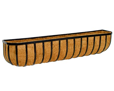 Gardman Forge Wall Trough with Coco Liner, 48"L – BirdYard Direct