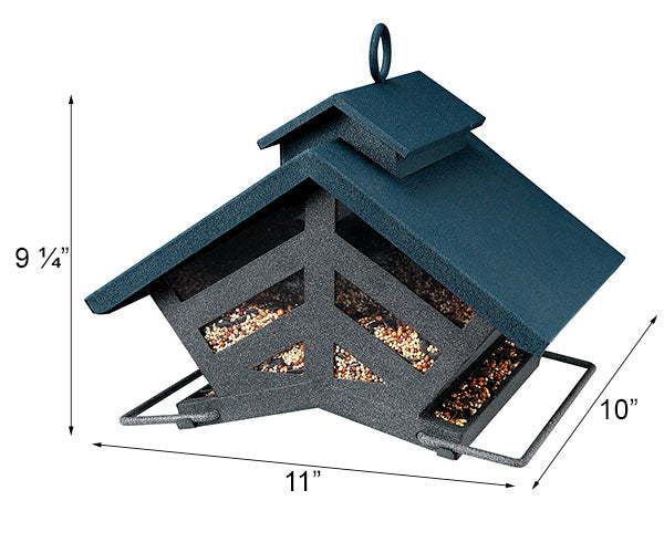 Heritage Farms Chalet Deluxe Double Sided Bird Feeder – BirdYard Direct
