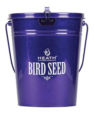 Heath Bird Seed Storage Container, Purple – BirdYard Direct