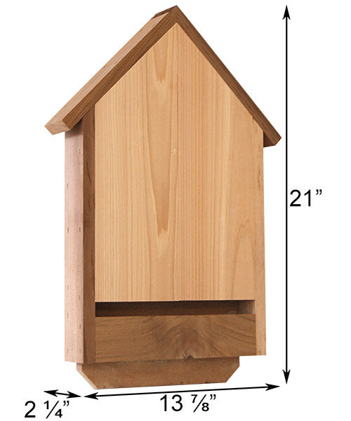 Heath Deluxe Cedar Bat House, 20 bats – BirdYard Direct