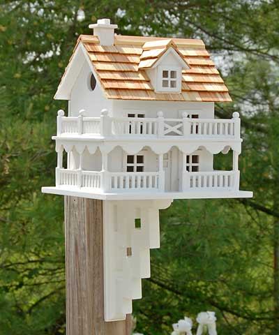 Home Bazaar Novelty Cottage Bird House – BirdYard Direct