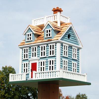 Home Bazaar Nantucket Colonial Bird House – BirdYard Direct