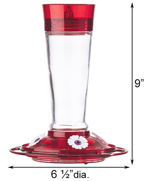 More Birds Ruby Hummingbird Feeder, 10 oz. – BirdYard Direct