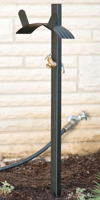 Panacea Basic Hose Stand with Brass Spigot, Black – BirdYard Direct