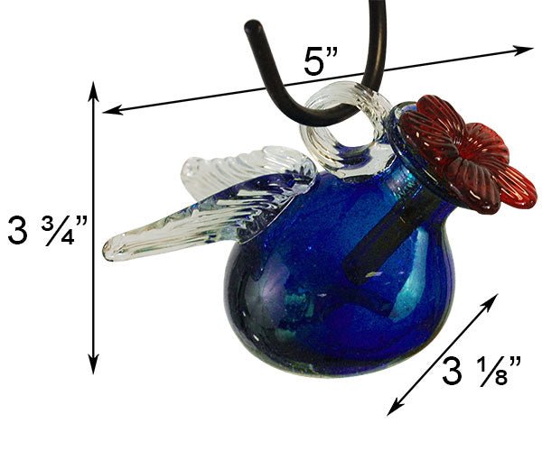 Parasol Pixie Hummingbird Feeder, Blue, 4 oz. – BirdYard Direct