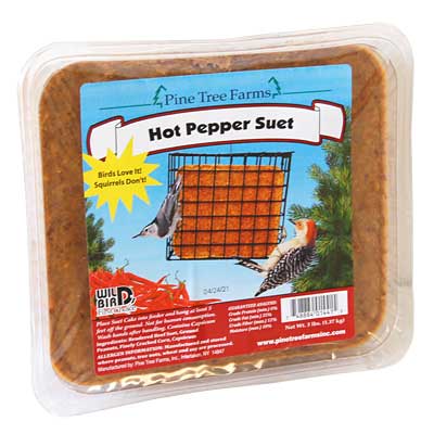 Pine Tree Farms Hot Pepper Suet Cakes, 3 lbs., Pack of 8 – BirdYard Direct