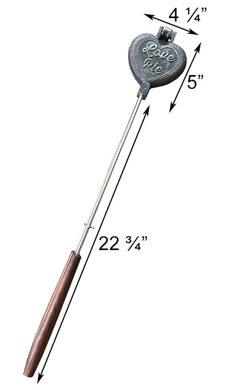 Rome Cast Iron "Love Pie" Pie Irons, Pack of 2 – BirdYard Direct