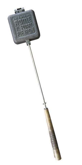 Rome Cast Iron Extra Large Square Pie Iron – BirdYard Direct