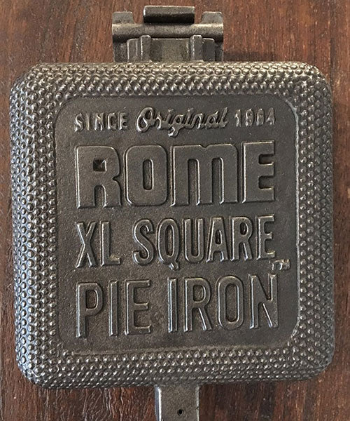 Rome Cast Iron Extra Large Square Pie Iron – BirdYard Direct