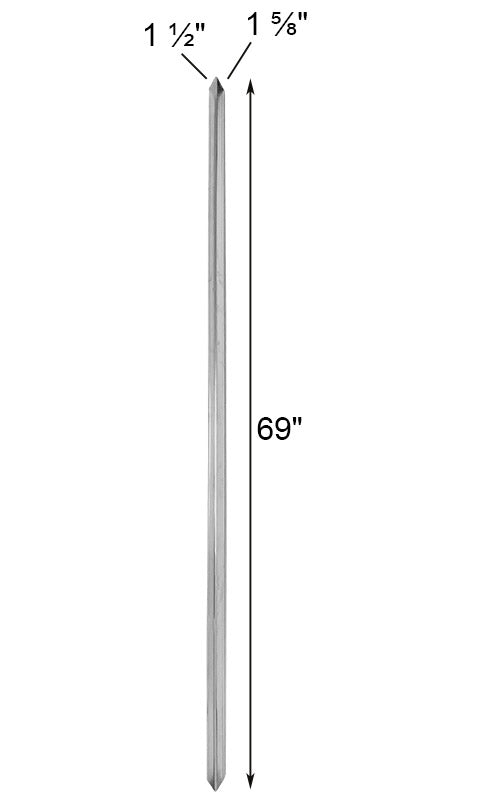S&K Telescoping Aluminum Triangular Pole, 15' – BirdYard Direct