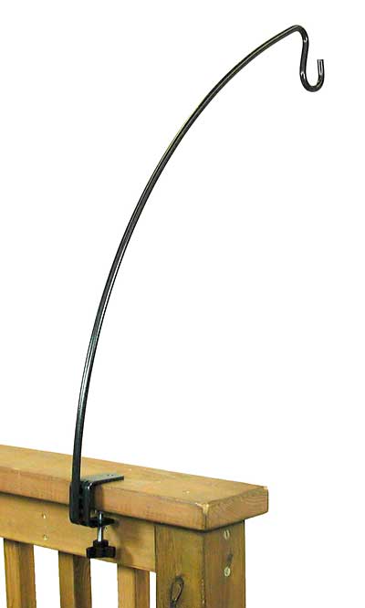 Stokes Curved Clamp-On Deck Hook, Black – BirdYard Direct