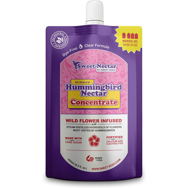 Sweet-Nectar Hummingbird Nectar, Conc., 250 mL Eco Pouch – BirdYard Direct