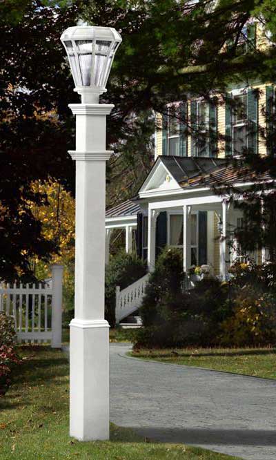 New England Sturbridge Lamp Post, White – BirdYard Direct