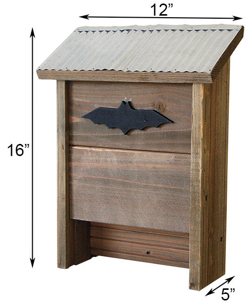 Woodlink Rustic Farmhouse Large Bat House, 25 bats – BirdYard Direct