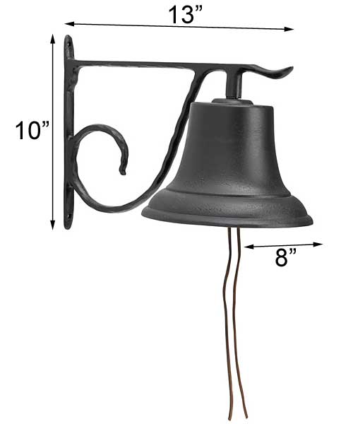 Whitehall Large Country Bell, Black – BirdYard Direct
